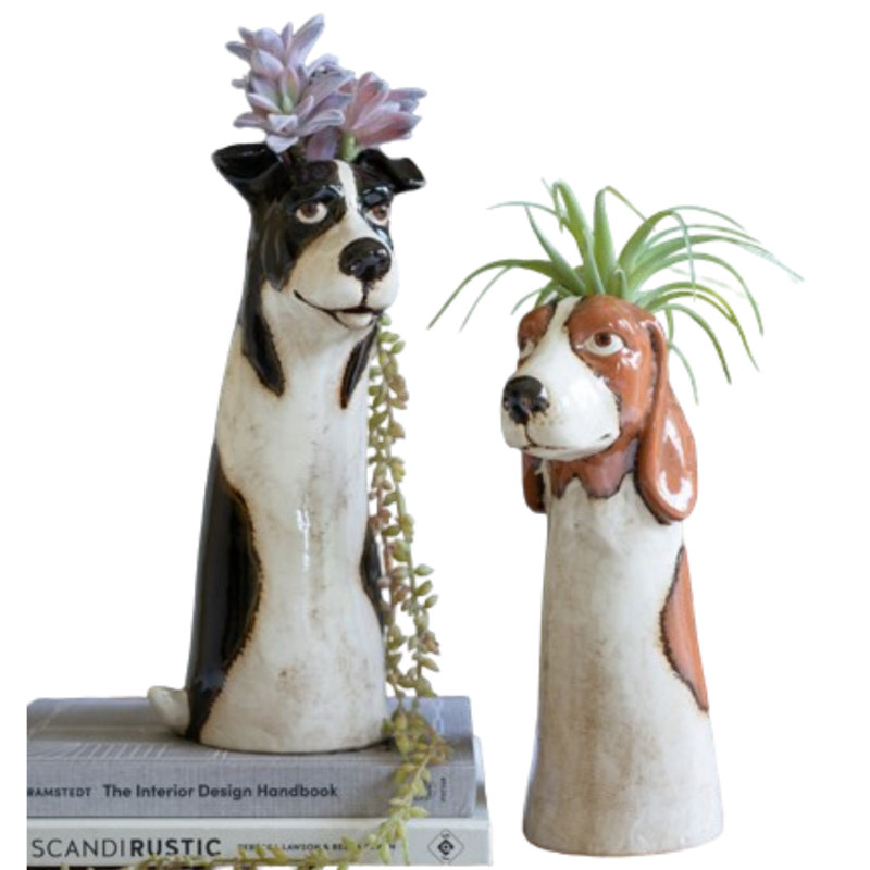 Trinx Jihat Handmade Ceramic Statue Planter | Wayfair