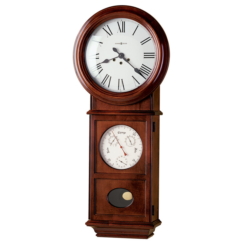 Howard Miller® Chiming Key Wound Lawyer II 11.75" Wall Clock | Perigold