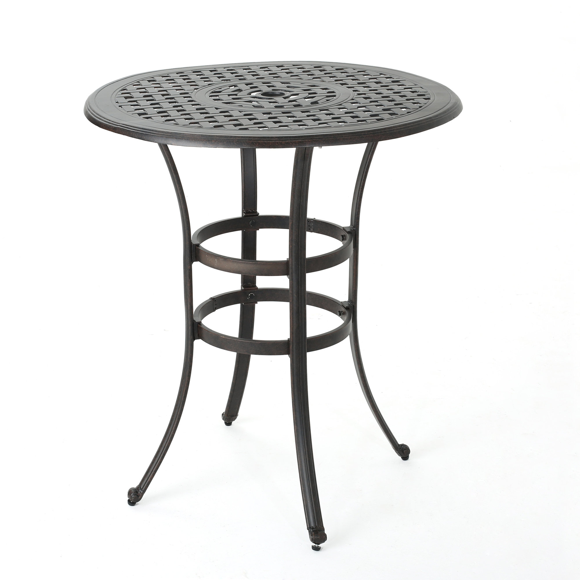 Astoria Grand Cast Aluminium BAR TABLE | Wayfair