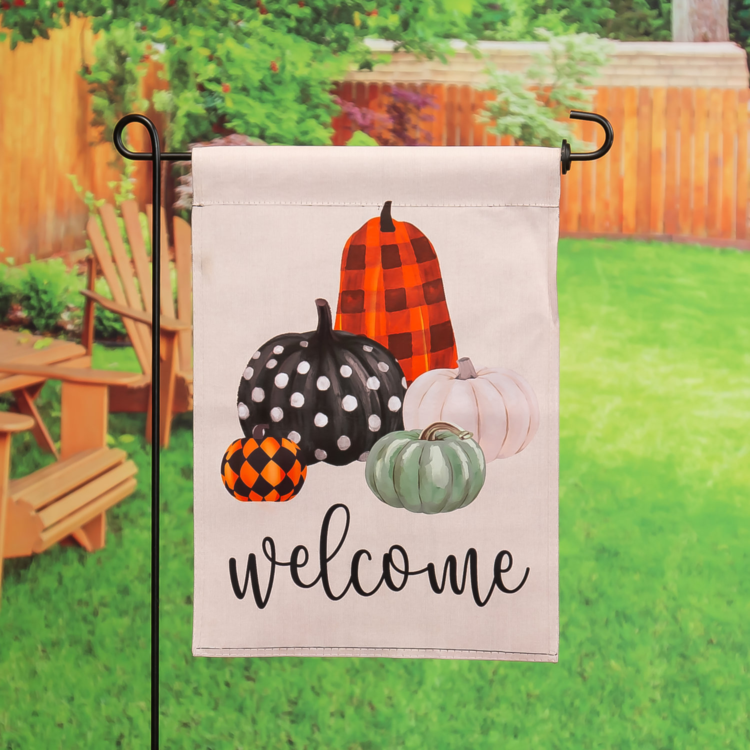 August Grove® Kham 2-Sided Polyester 18 x 13 in. Gaden Flag | Wayfair