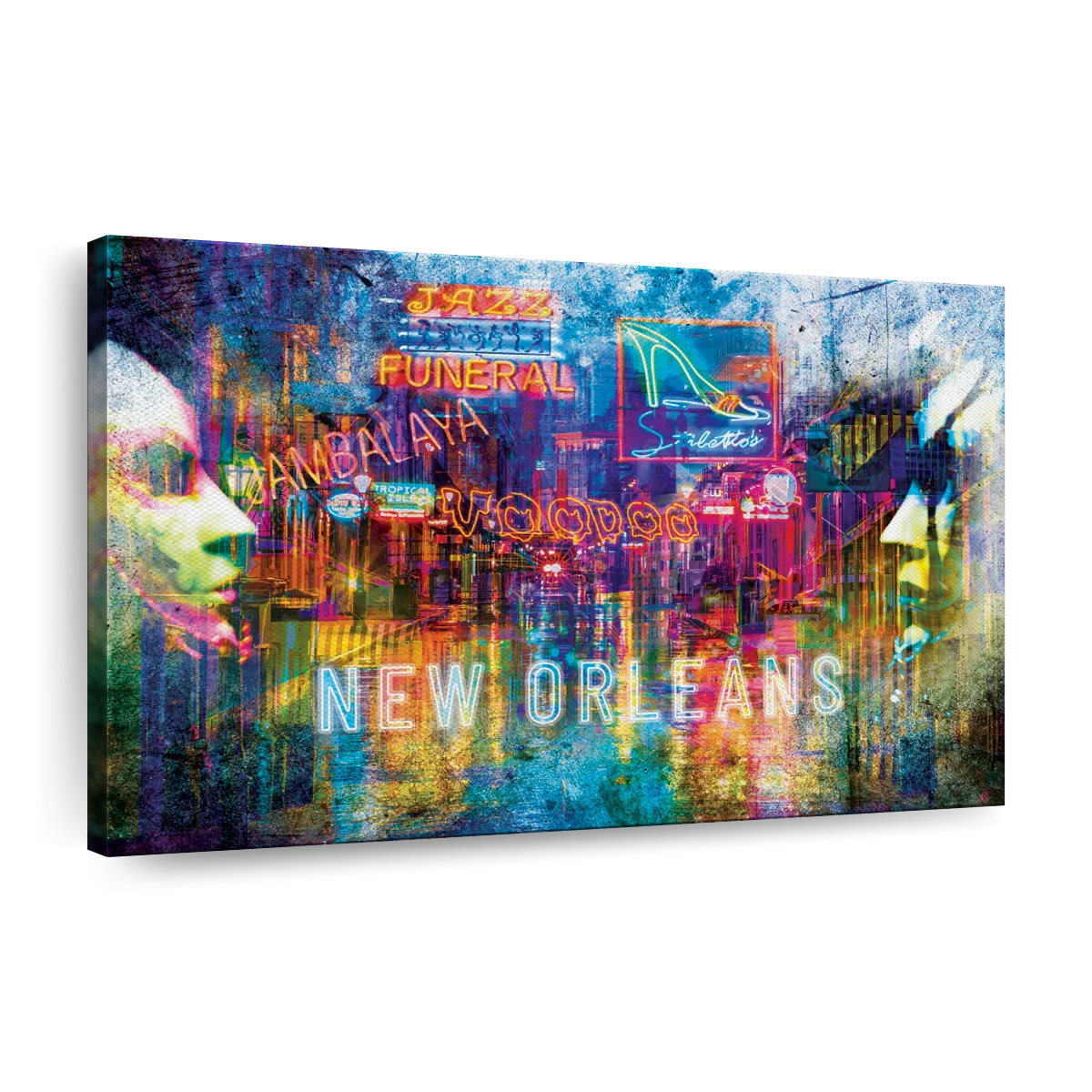 Trinx New Orleans Neon Signs Grunge | Wayfair