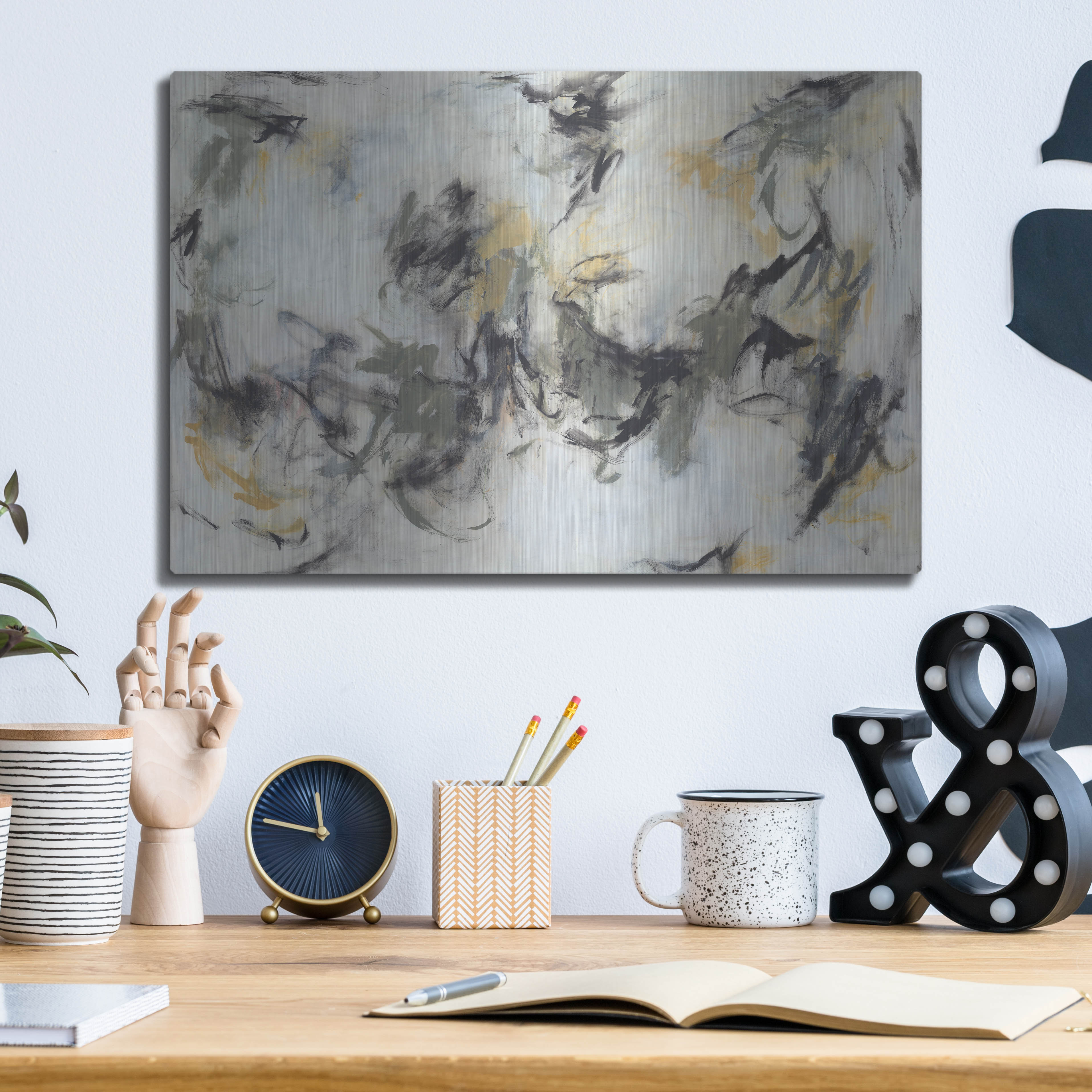 Wrought Studio™ 'Dip One' by Valerie Corvin Metal Wall Art | Wayfair