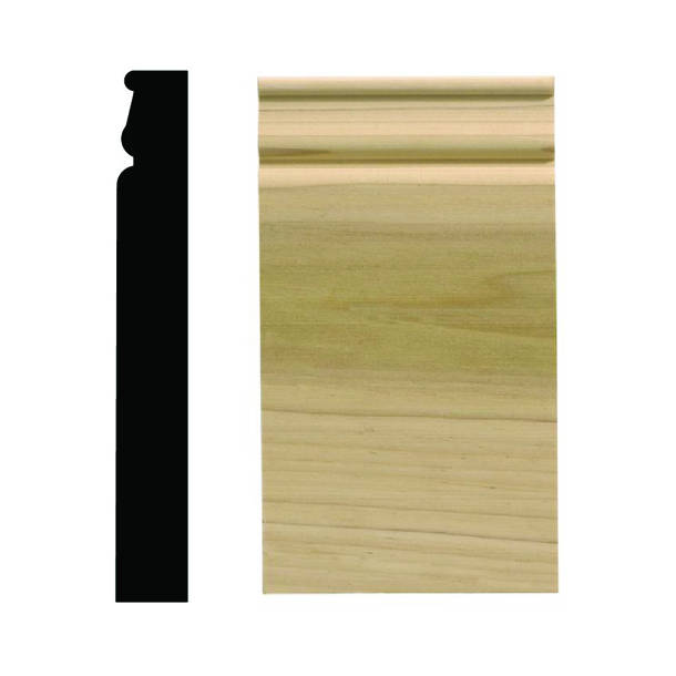 Ornamental Mouldings 4.25'' W x 96'' L Wall Base in White & Reviews ...