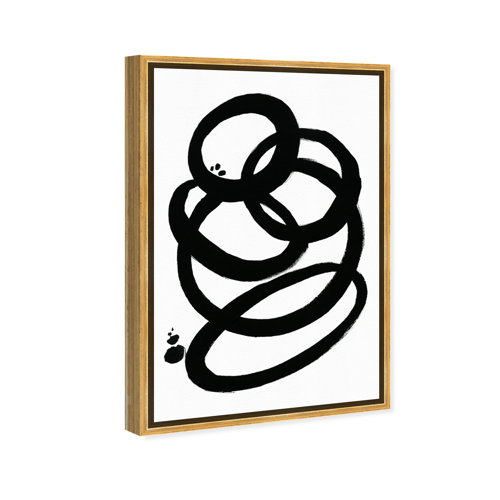 Orren Ellis Abstract Formas II, Modern & Contemporary Black On Canvas ...