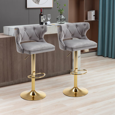 Rosdorf Park Swivel Adjustable Height Counter Stool & Reviews | Wayfair
