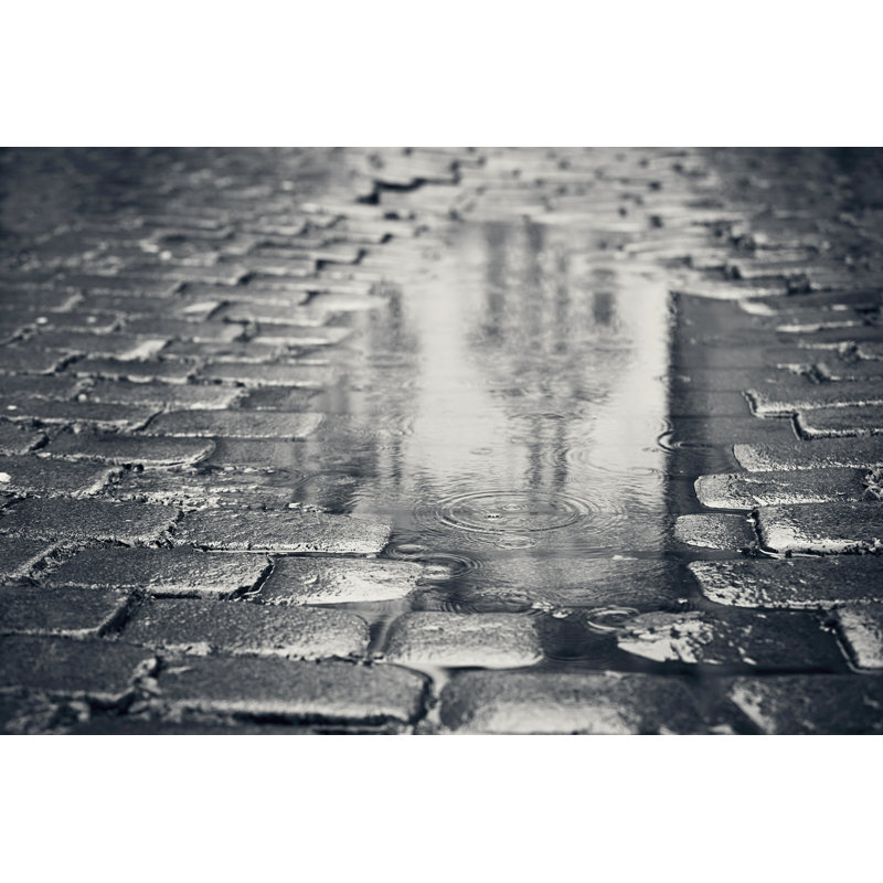 Ebern Designs Rainy Day by Chalabala - Wrapped Canvas Photograph | Wayfair