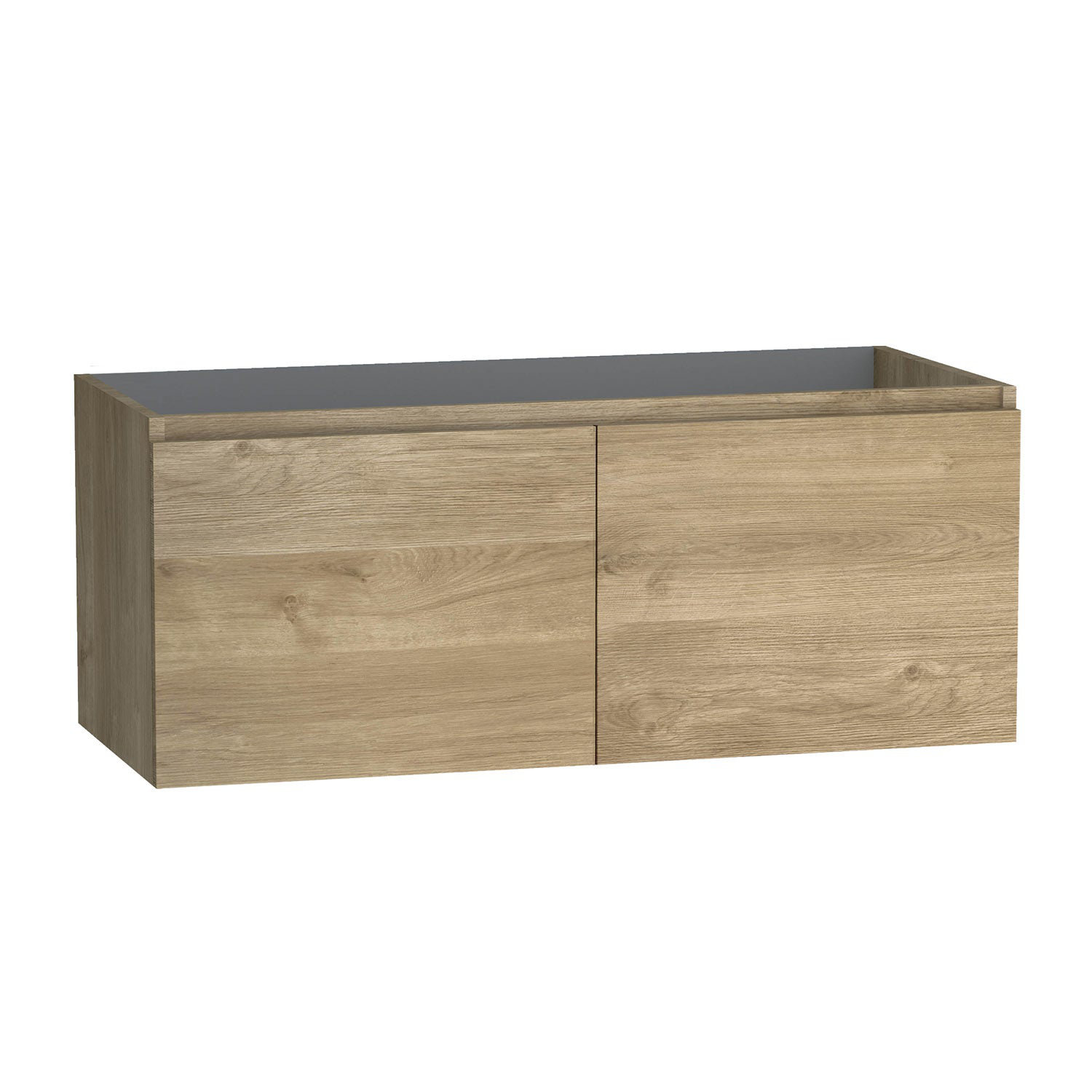 DAX Malibu Single Vanity Cabinet 48 Inches Cement | Wayfair