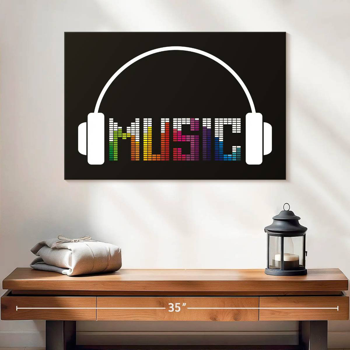 Elephant Stock Music Headphones Typography | Wayfair