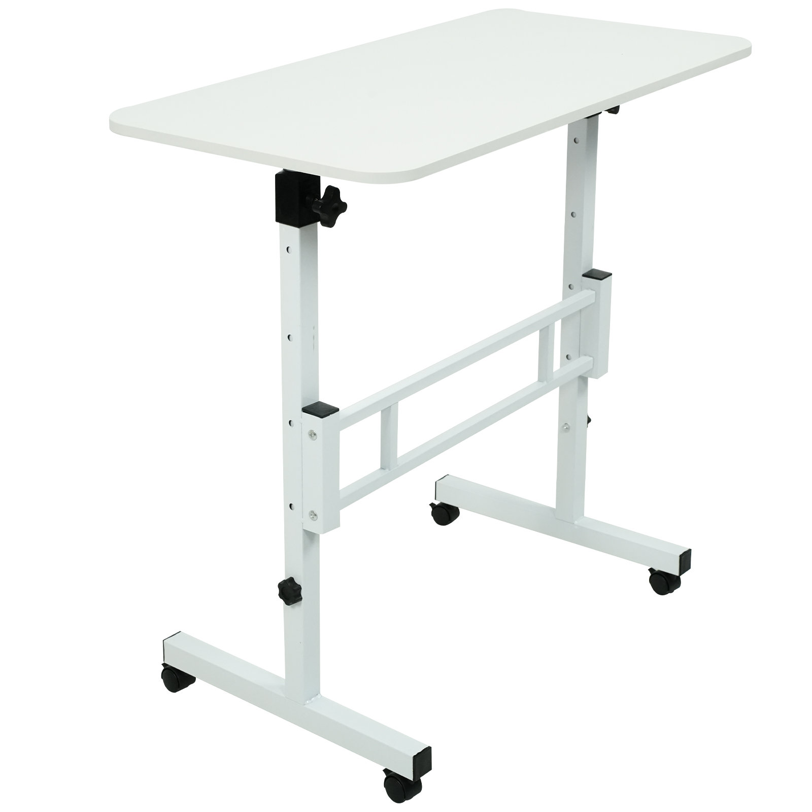 Ebern Designs Standing Desk Adjustable Height, Mobile Stand Up Desk ...