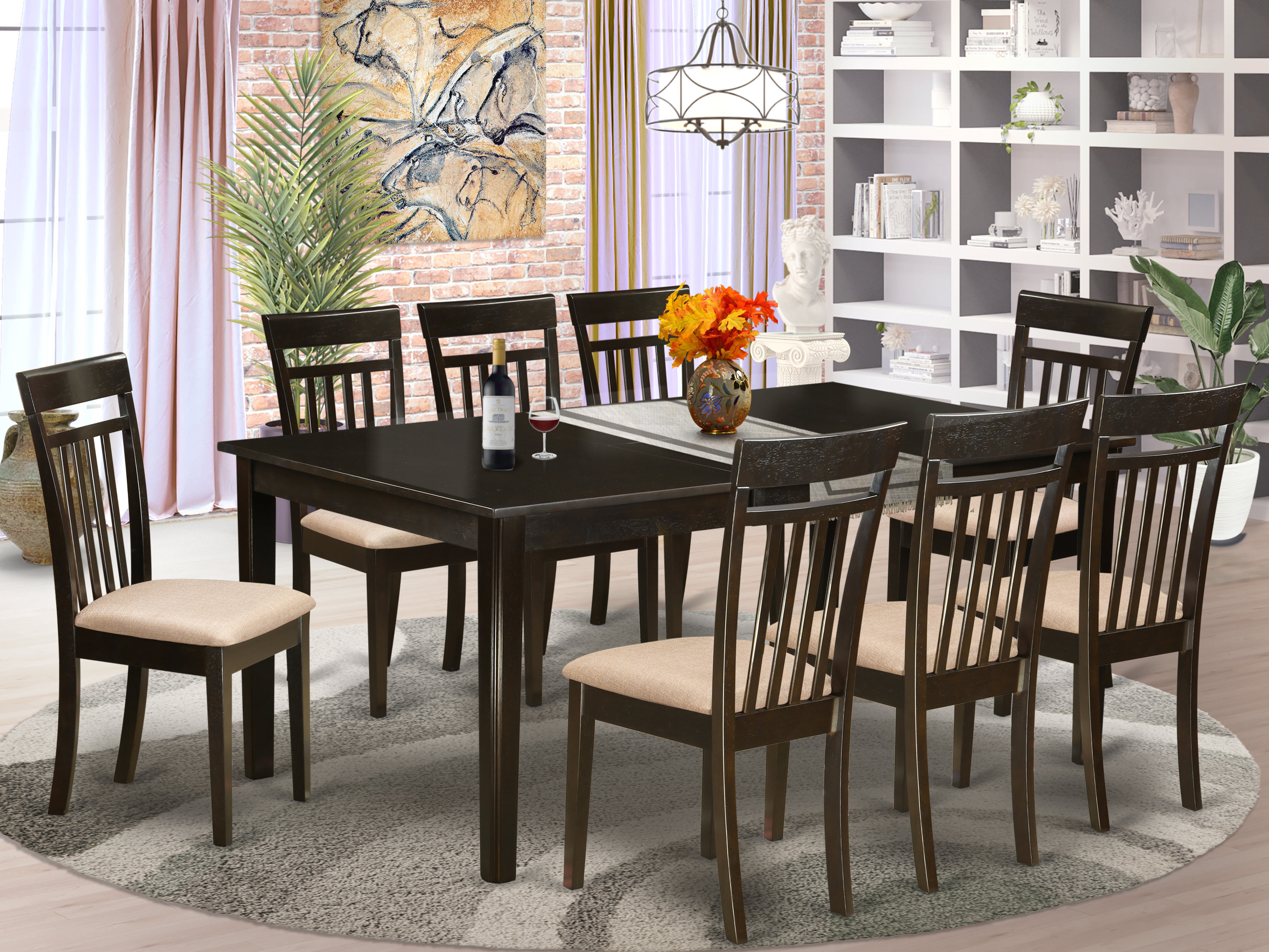 Winston Porter Alingtons Extendable Solid Wood Dining Set & Reviews ...