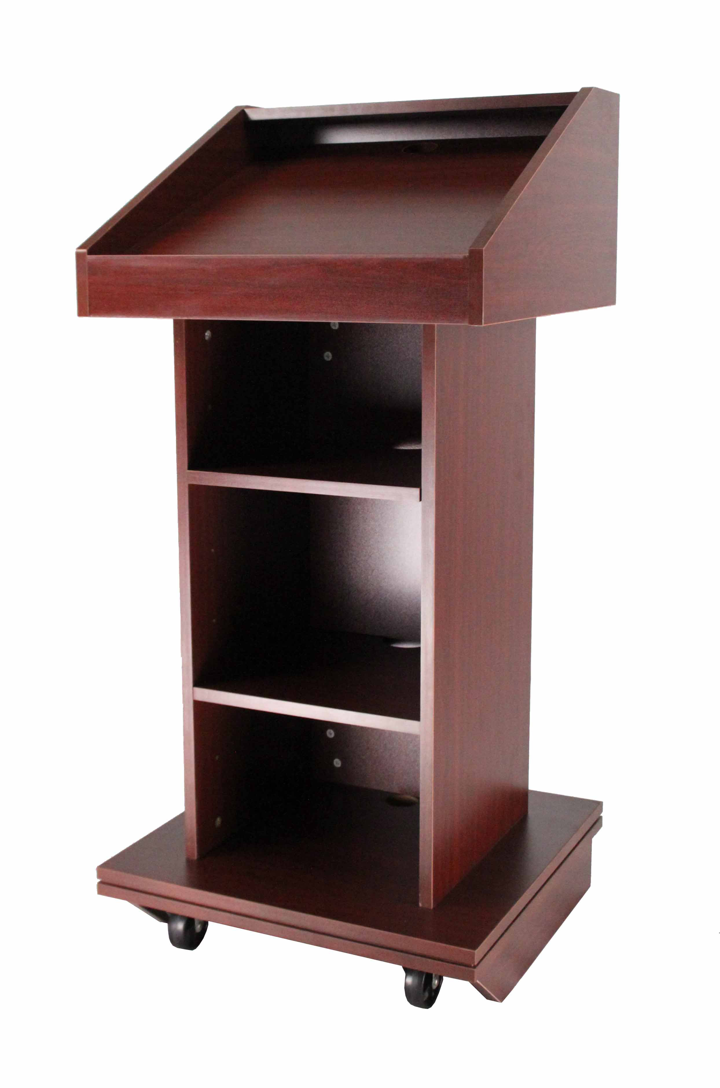 Fixturedisplays® Podium With Wheels, Convertible Design For Floor Or ...