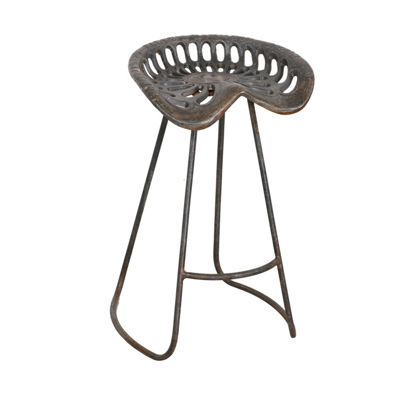 17 Stories Counter Stool with Metal Frame & Reviews | Wayfair