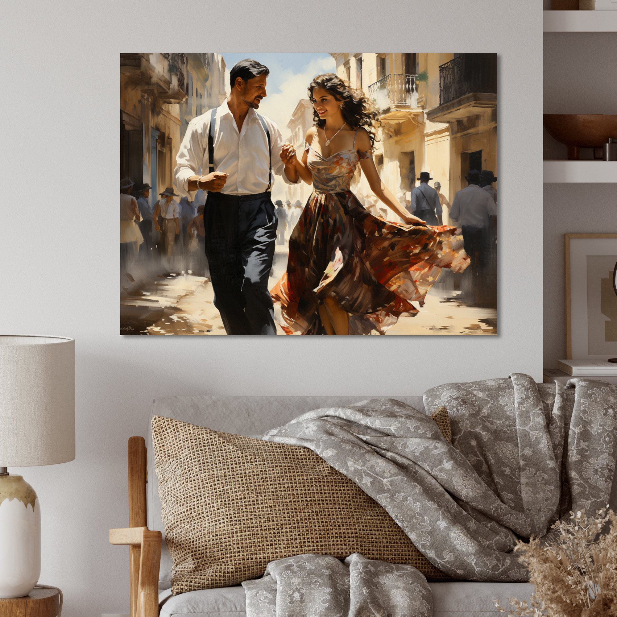 Red Barrel Studio Cuban Dancers Grace - Print on Metal - Wayfair Canada