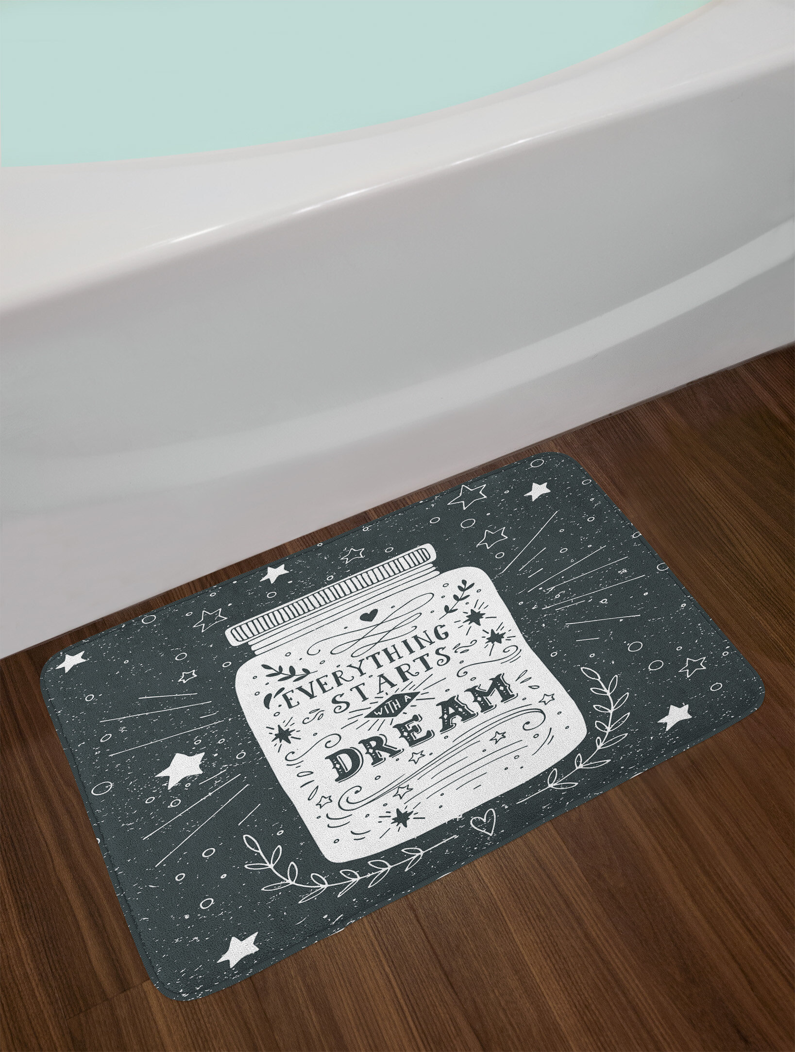 East Urban Home Simreet Bath Mat | Wayfair