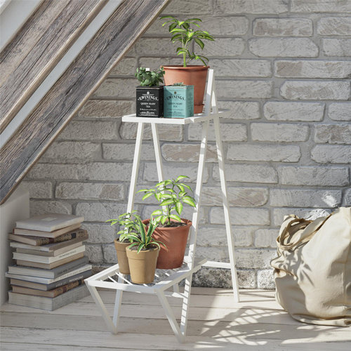 White Plant Stands & Tables You'll Love | Wayfair