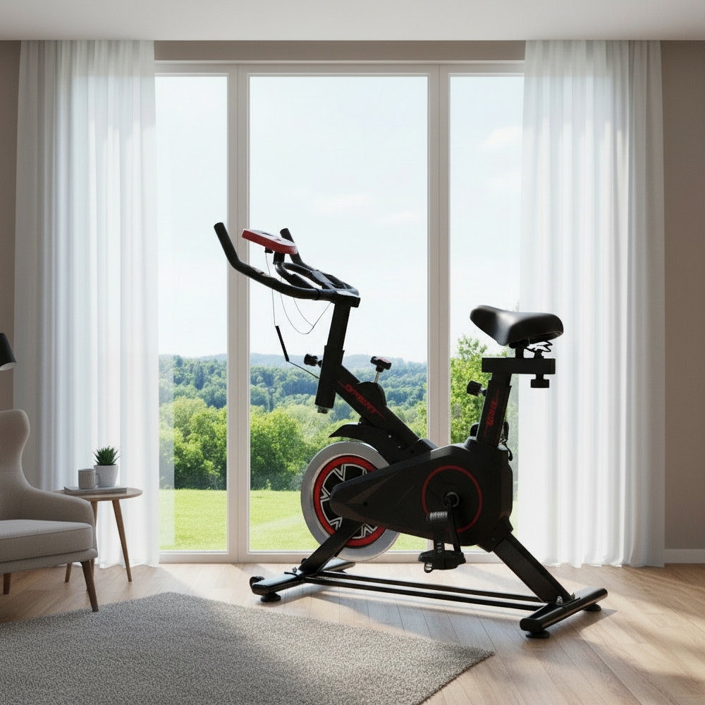 Metro Lane Indoor Adjustable Exercise Bike | Wayfair.co.uk