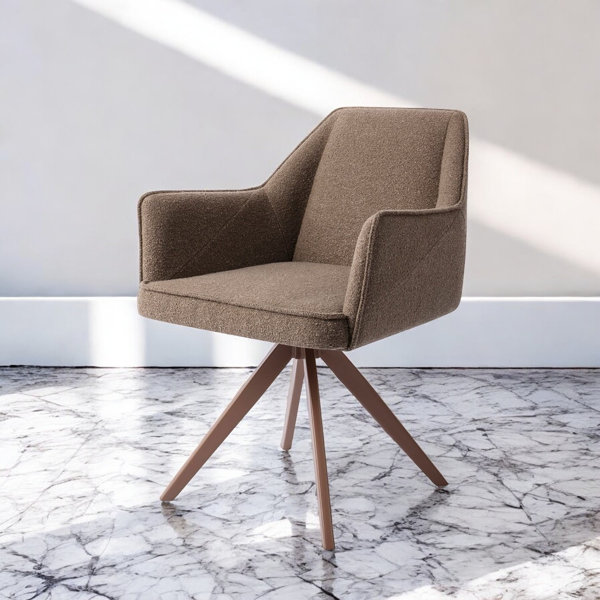 Mikado Living Caius Tome Cinnamon Bun Dining Chair | Wayfair.co.uk