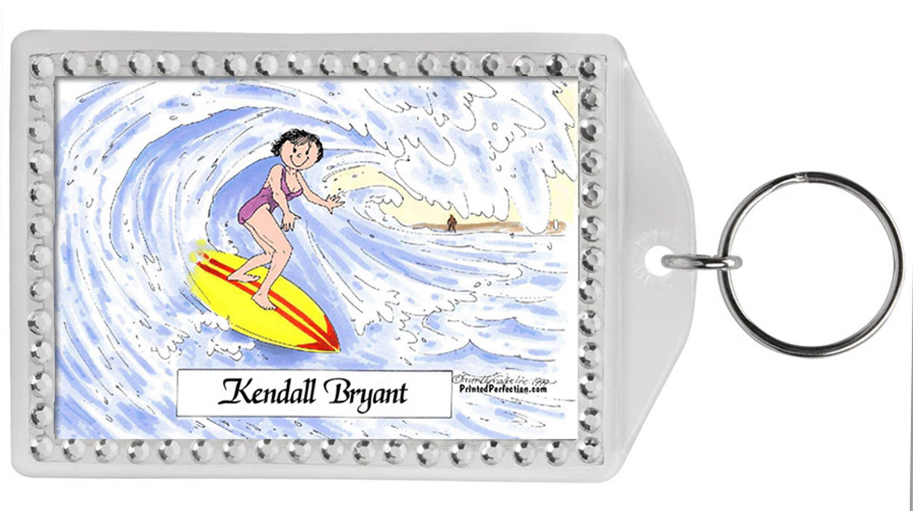 Printed Perfection Personalized Friendly Folks Surfer - Female ...