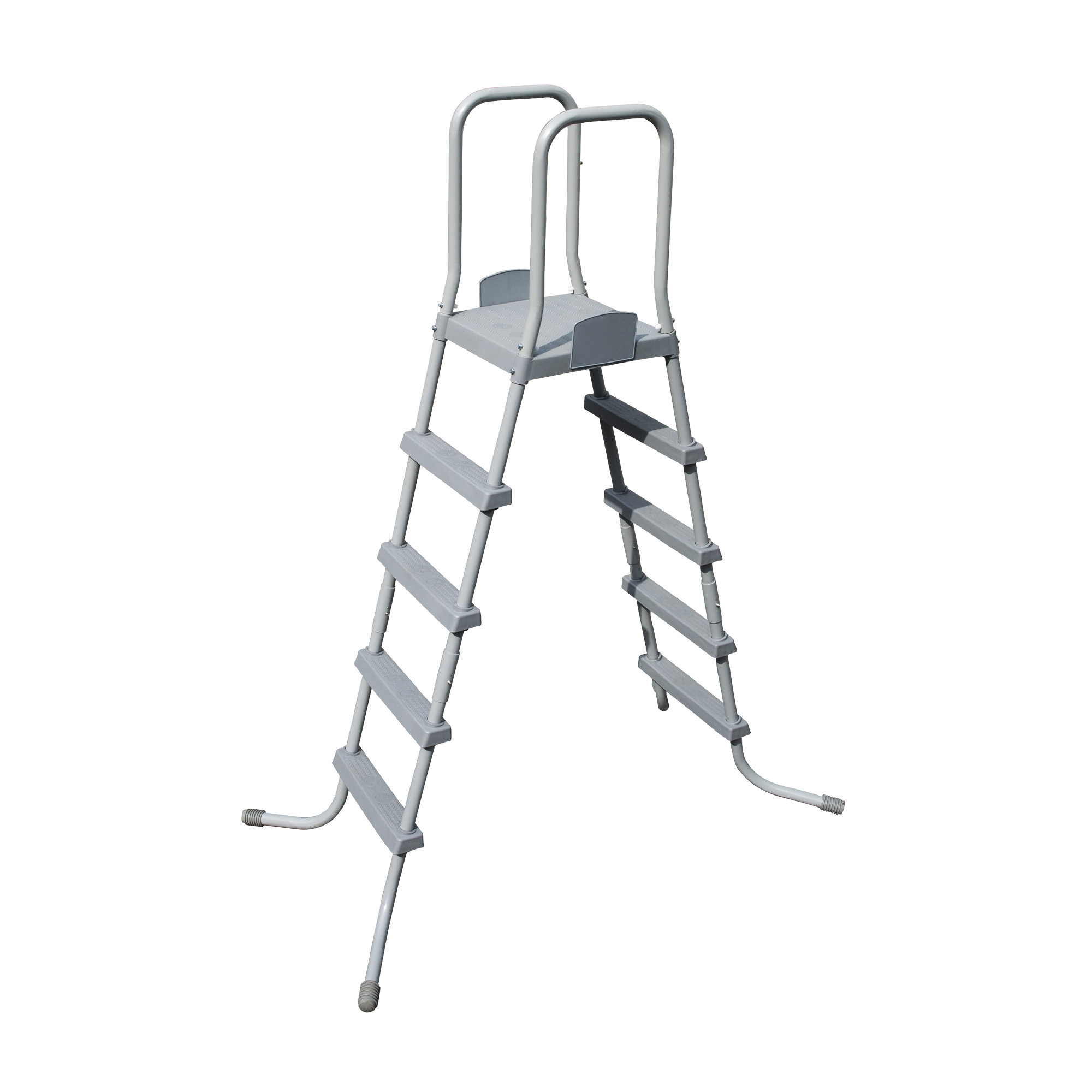 Bestway Flowclear 52" Steel Above Ground Swimming Pool Ladder W/ No ...