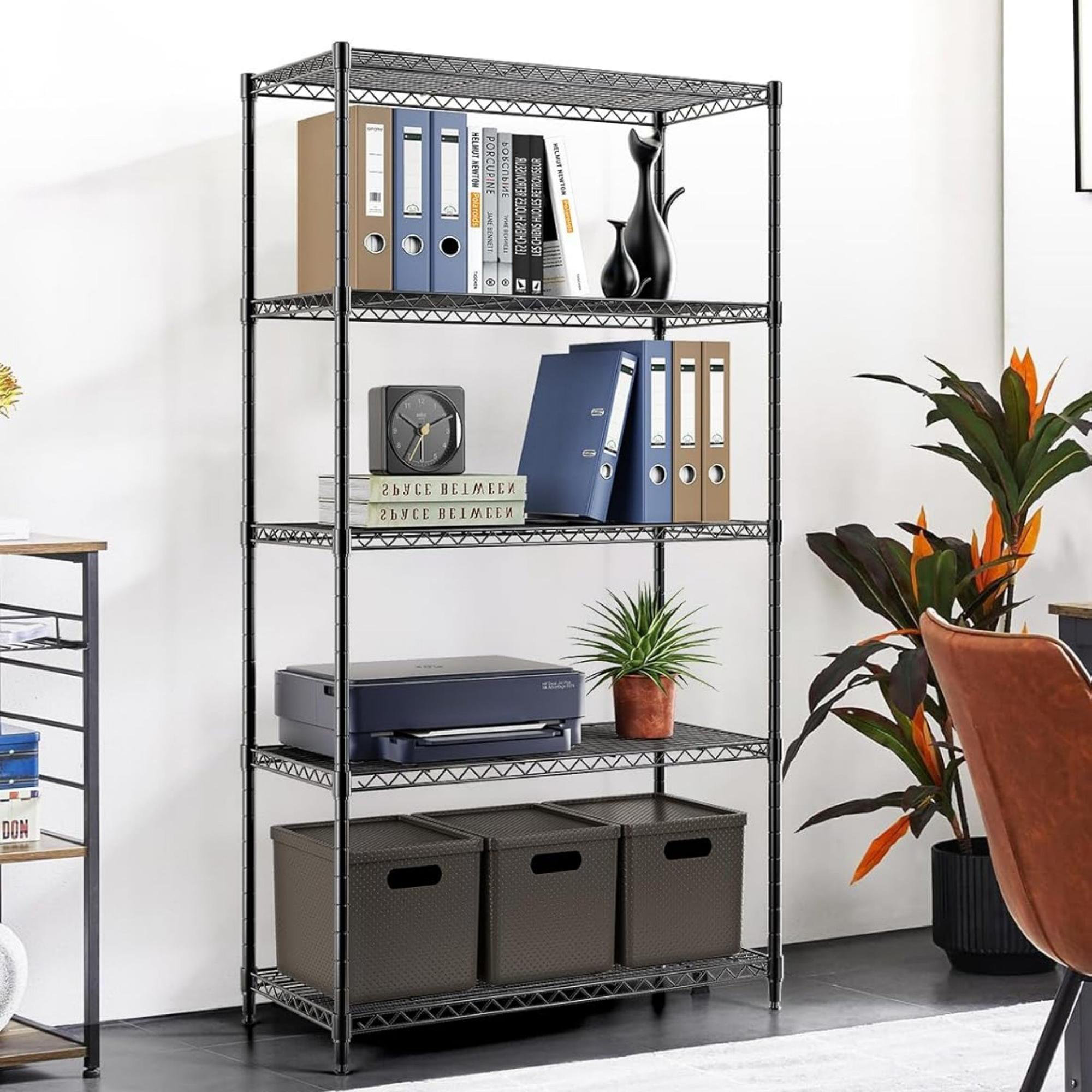 Rebrilliant Heavy Duty 5-Shelf Storage Shelving Unit, 1250lbs Loading ...