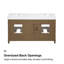 Birch Lane™ 60'' Double Bathroom Vanity with Engineered Marble Top ...