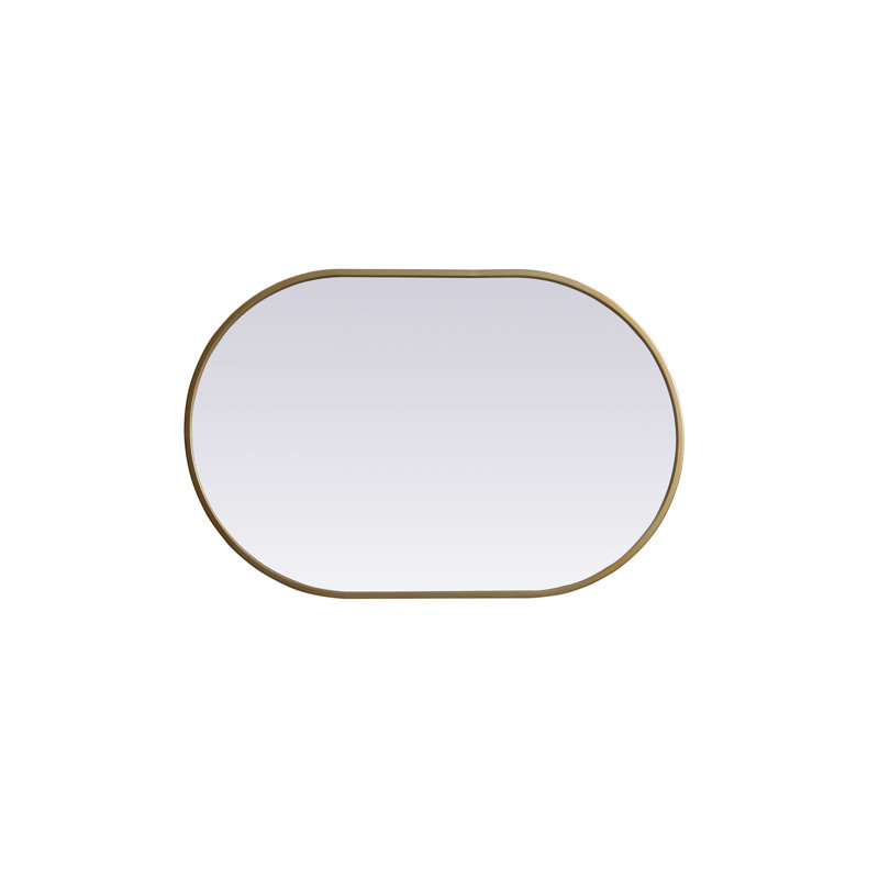 RE/FINE™ Sabine Metal Pill Wall Mirror & Reviews | Wayfair