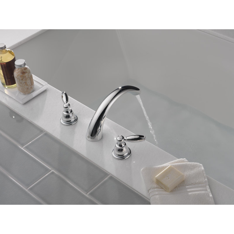 Peerless Faucets Apex 2 Handle Deck Mounted Roman Tub Faucet & Reviews ...