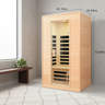 NAISIDIANZI Hemlock Double Far-Infrared Roof-Mounted Indoor Sauna Room ...