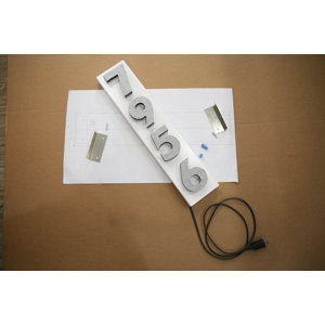 Advance Multi-Sign House Led Lighted 4 -Tile Address Plaque Frame | Wayfair