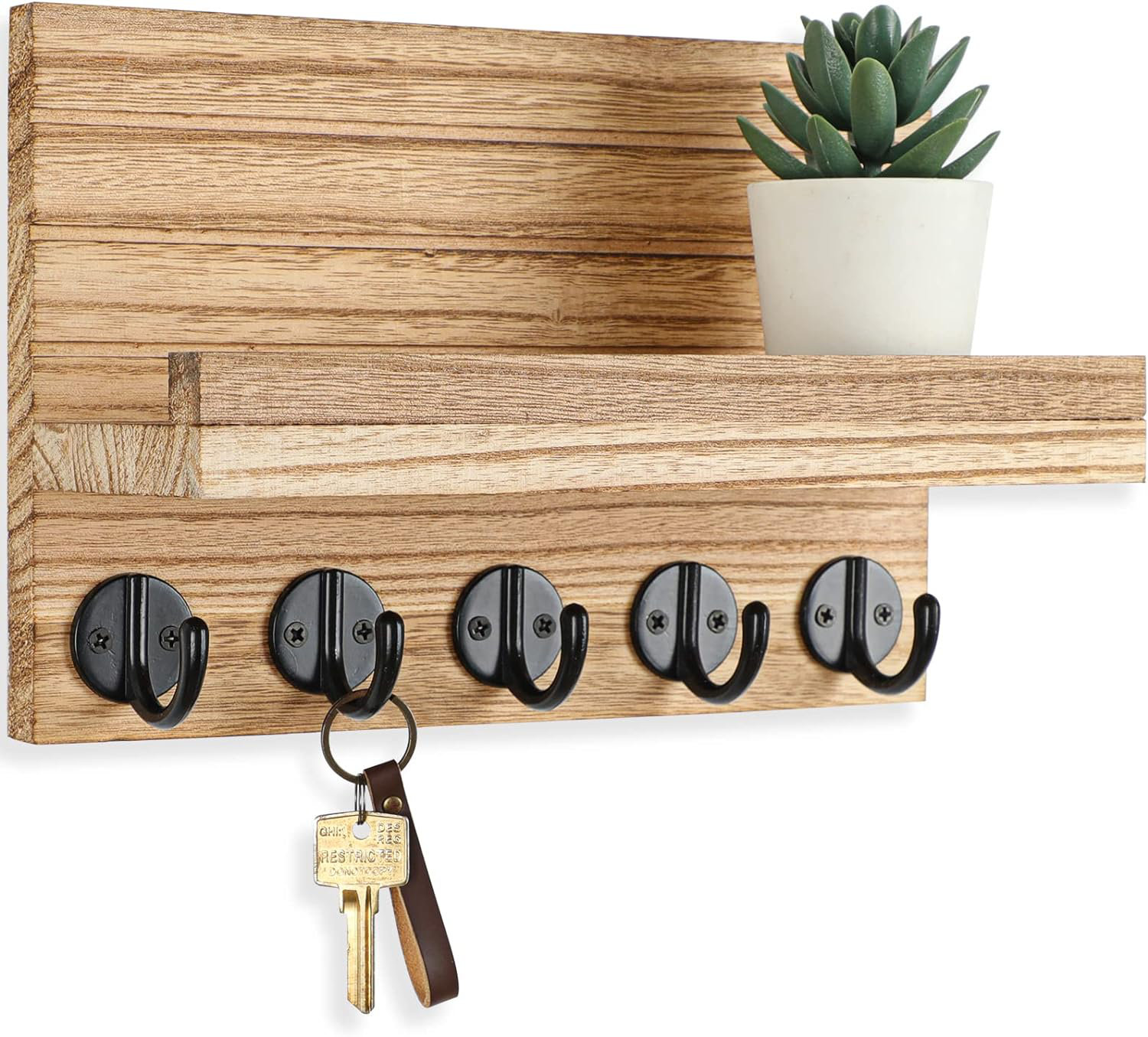 Millwood Pines Divoll Wood Wall Organizer with Chalkboard & Reviews ...