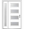 MMI DOOR Spotlight Primed Fiberglass Prehung Front Entry Doors | Wayfair