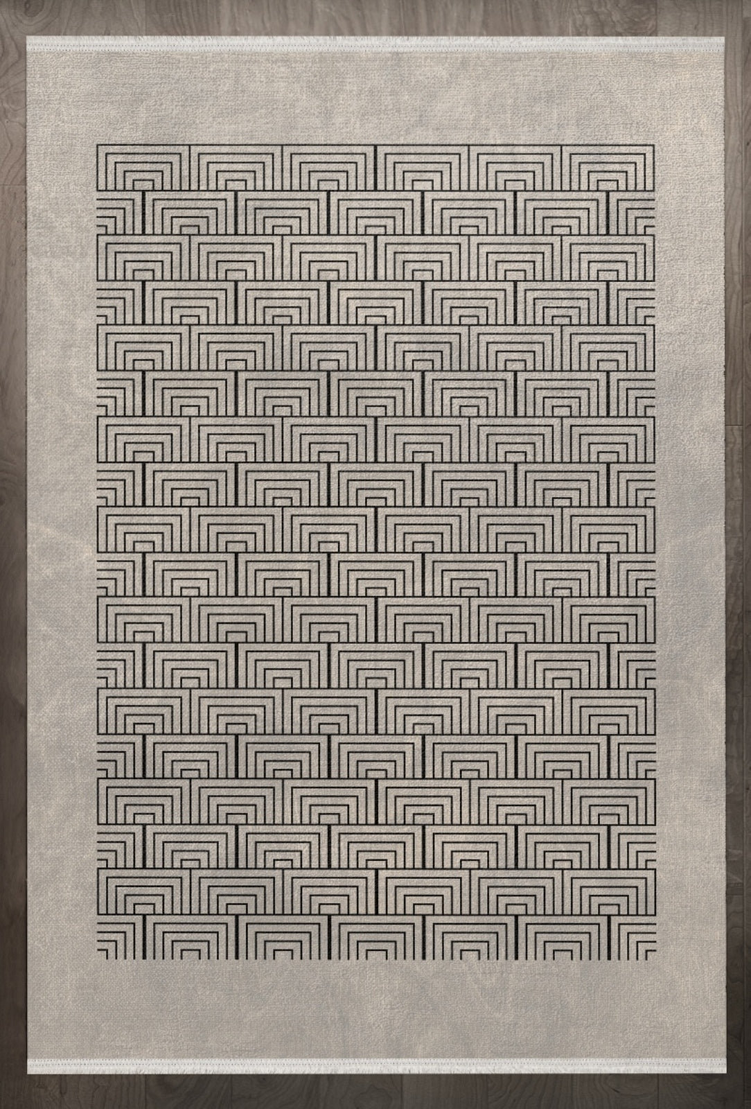 Corrigan Studio® Geometric Cotton Wool Rectangle Area Rug | Wayfair