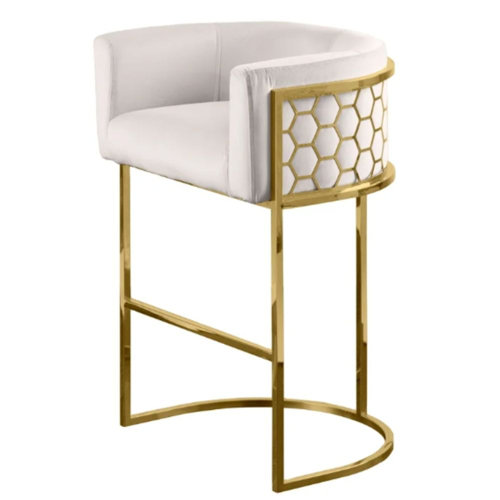 Everly Quinn Zamiya 27.5'' Bar Stool | Wayfair