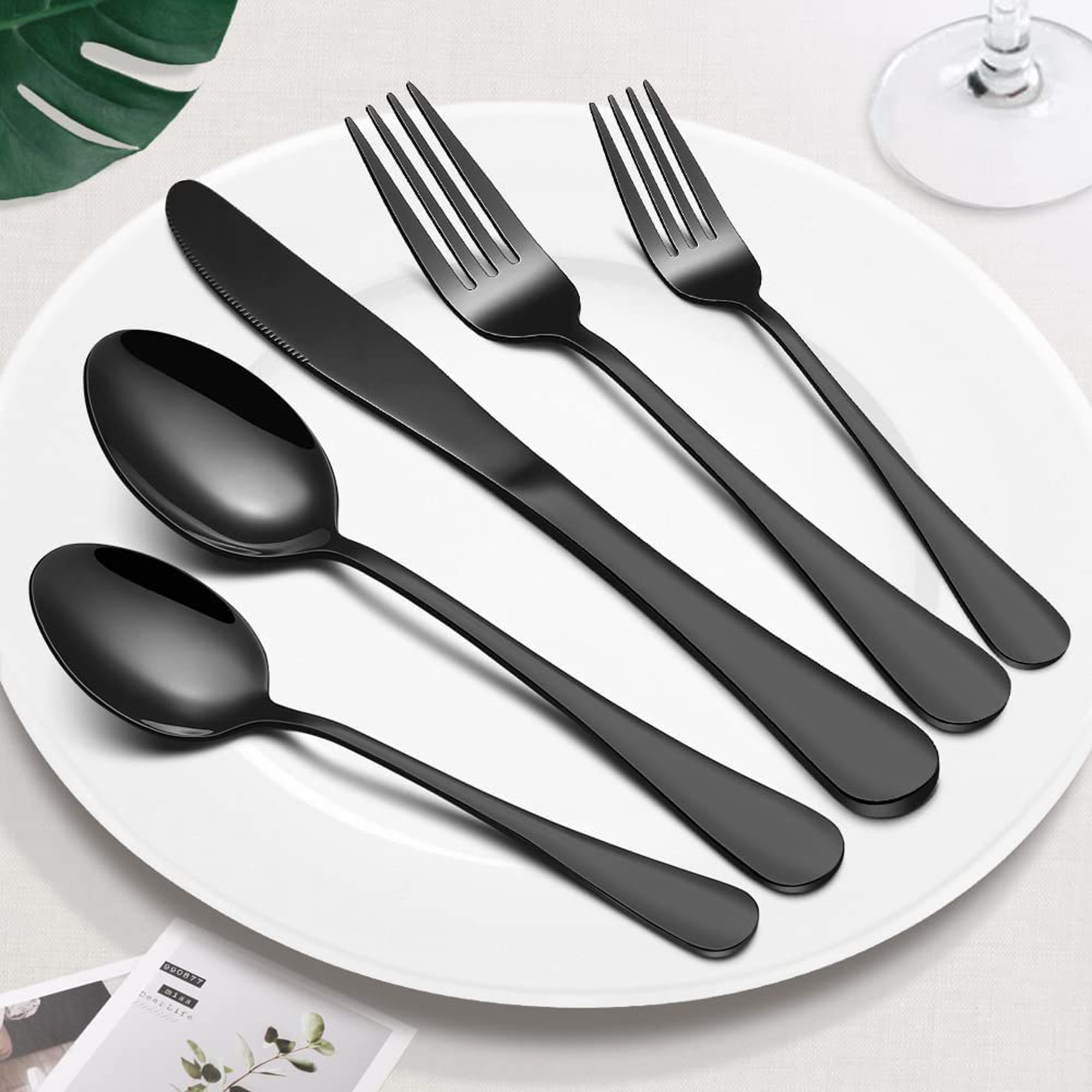 Latitude Run® 40 Pieces Stainless Steel Flatware Cutlery Set | Wayfair
