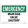 SignMission Main Gas Valve Shutoff Sign | Wayfair