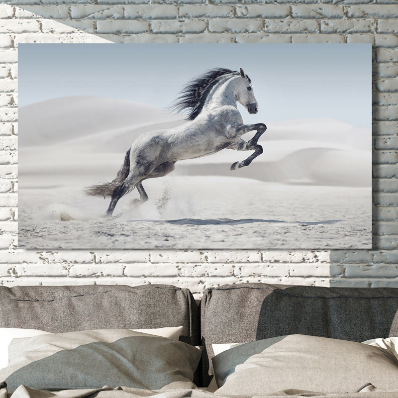 Picture Perfect International 'The Winter Stallion' Photographic Print ...