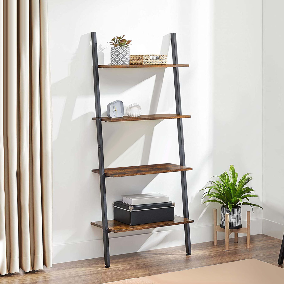 Union Rustic Cliffo Rustic Ladder Bookcase & Reviews | Wayfair