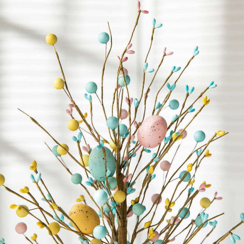 The Holiday Aisle® Easter Eggs Tabletop Tree & Reviews | Wayfair