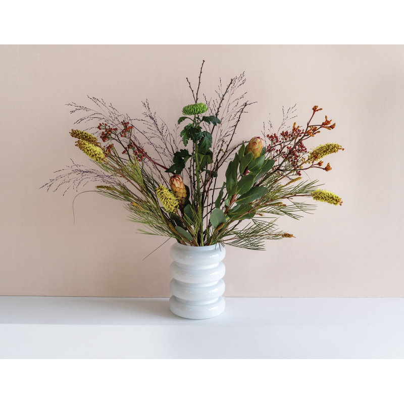 Joss & Main Junia Vase Flower Recycled Glass Bulb & Reviews | Wayfair