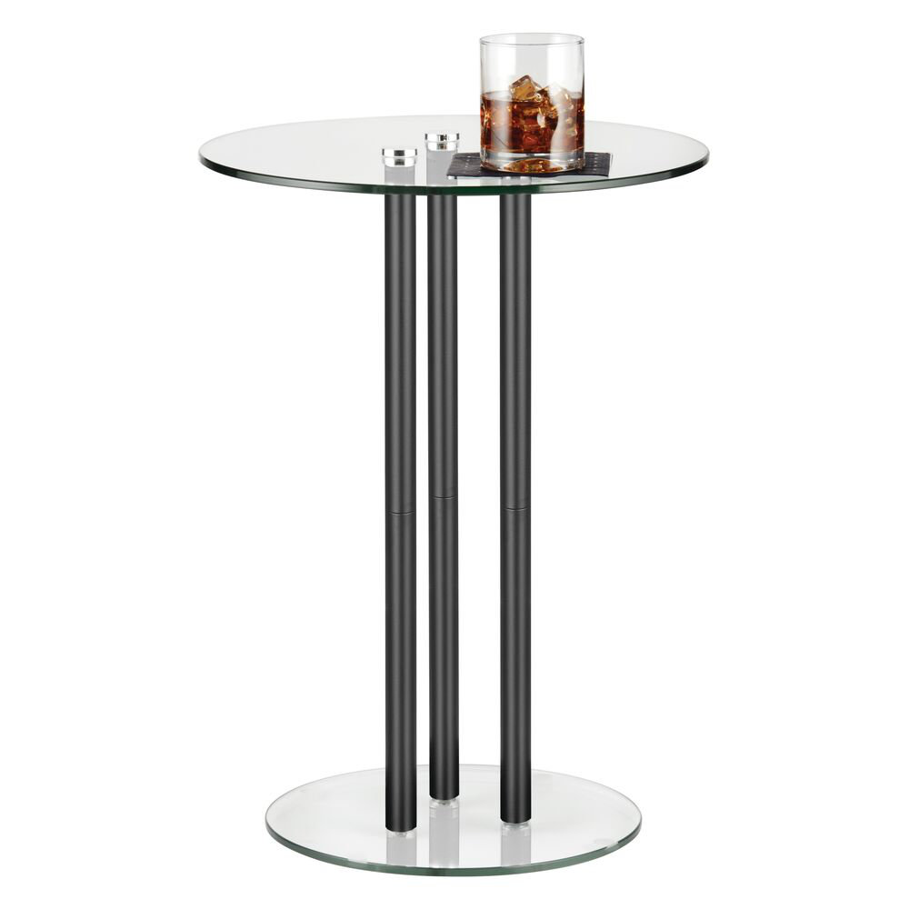 iDesign Round Pedestal Drink Table for Small Spaces - Wayfair Canada