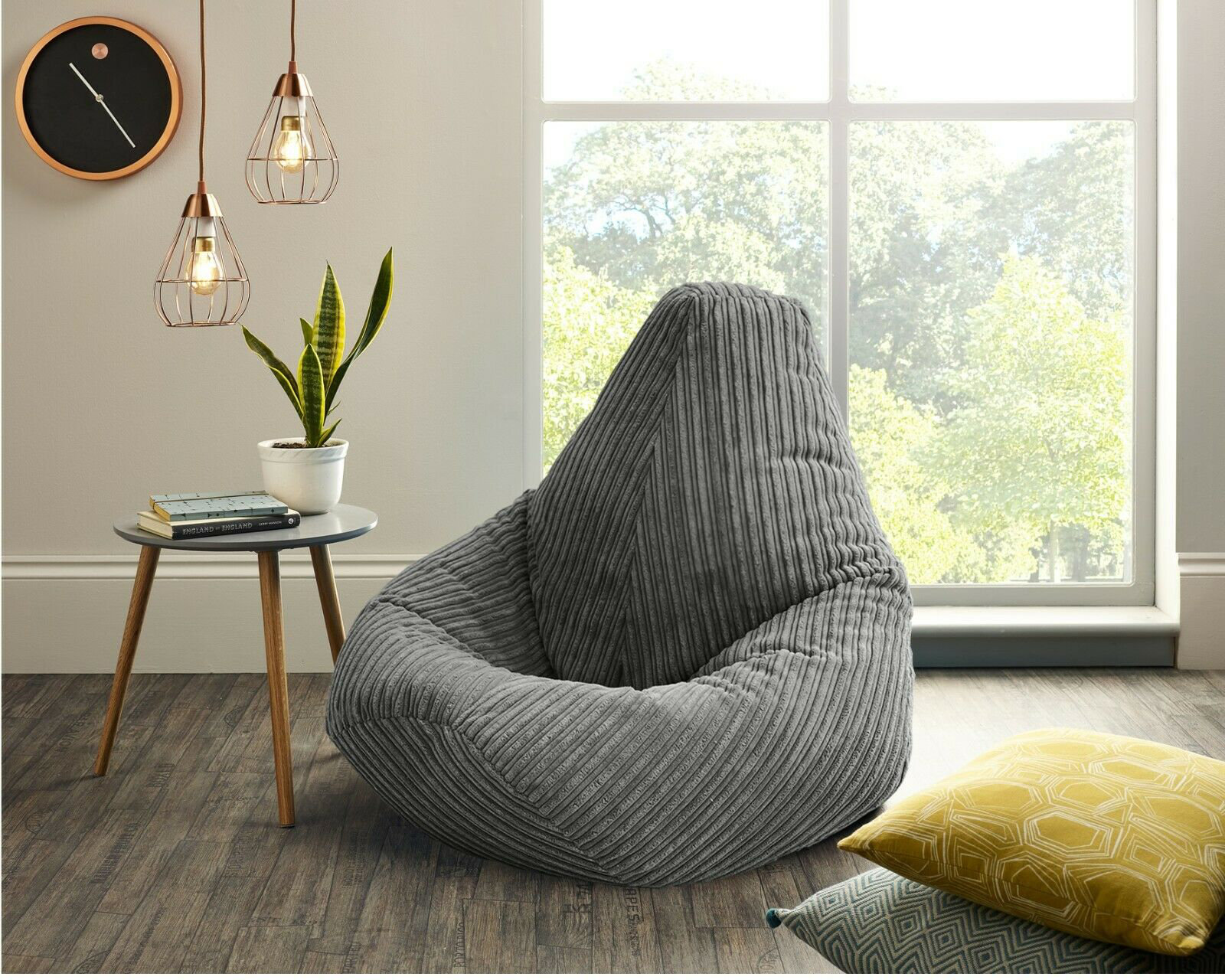 Mercury Row Highback Jumbo Cord Classic Bean Bag & Reviews | Wayfair.co.uk
