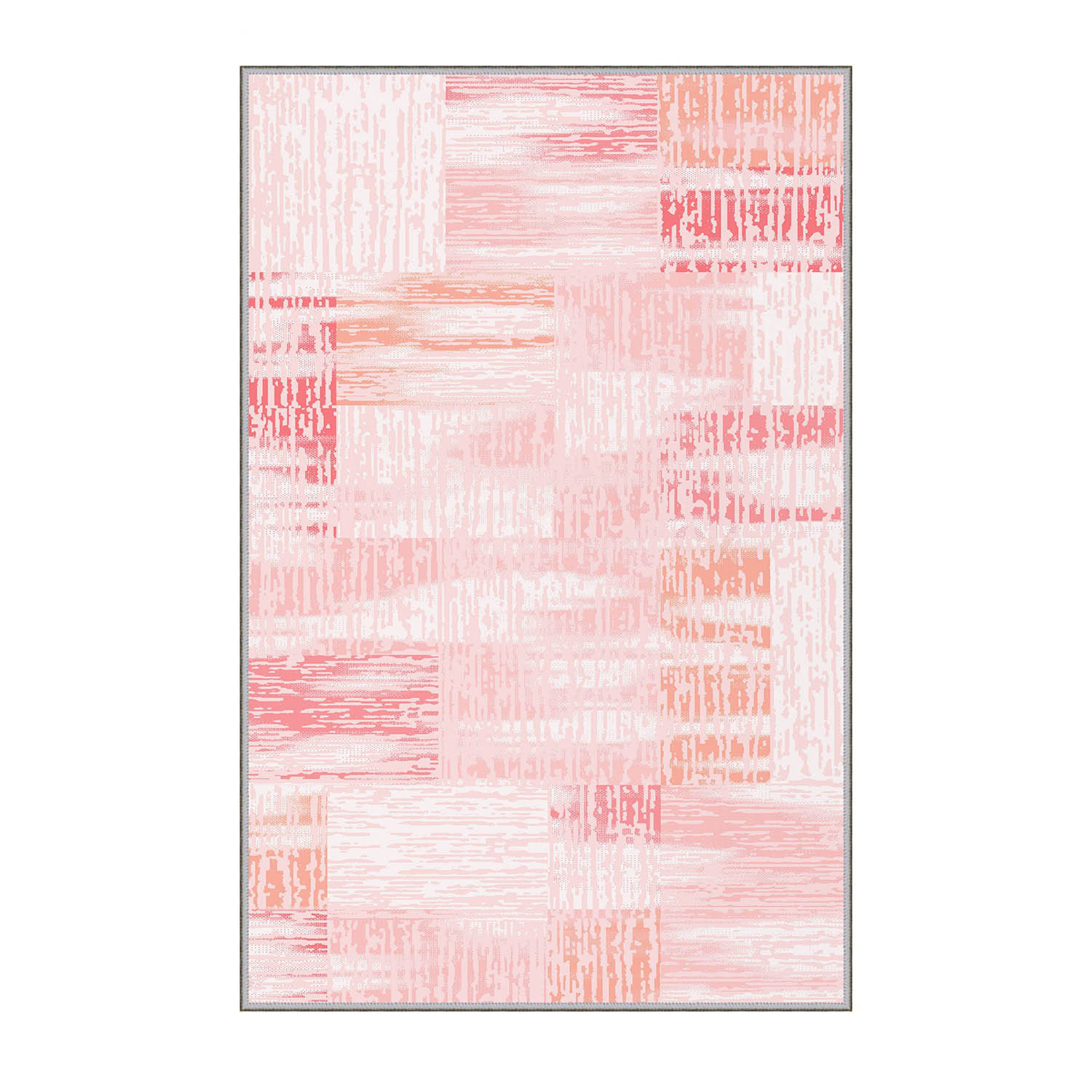 East Urban Home Dayza Ombre Machine Woven Polyester Area Rug in Pink ...