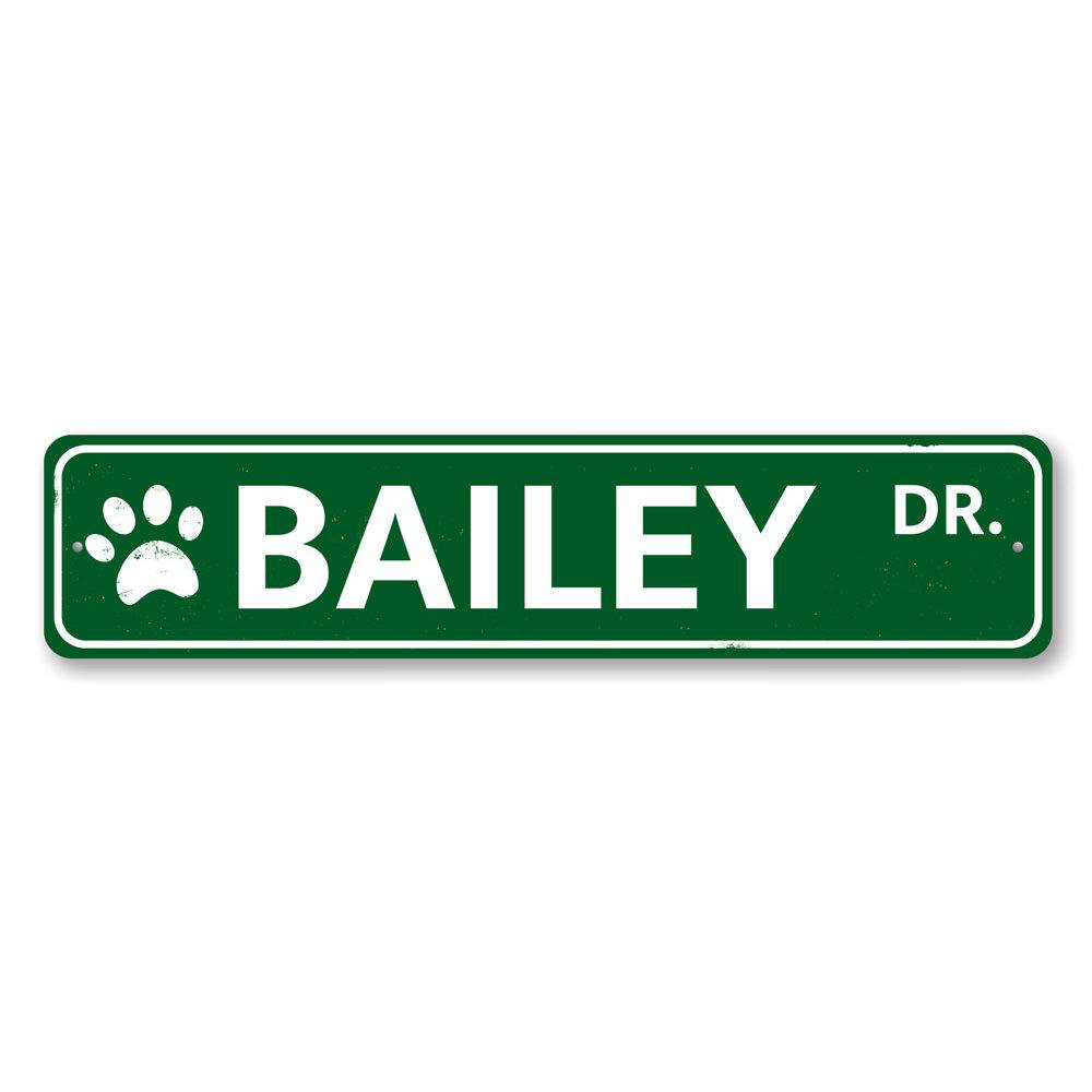 Lizton Sign Shop, Inc Pet Name Street Custom Aluminum Sign | Wayfair