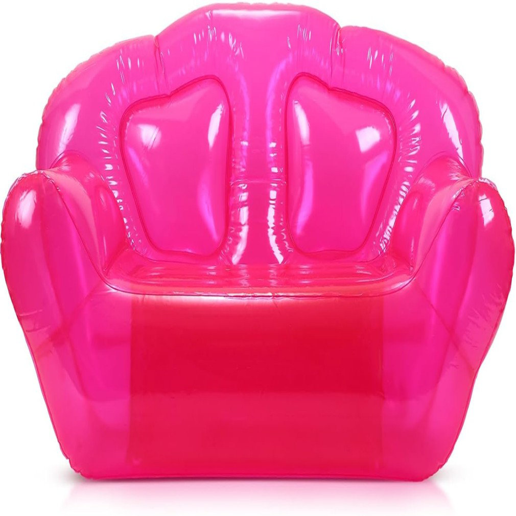 Arlmont & Co. Inflatable Chair Blow Up Couches Transparent Inflatable ...