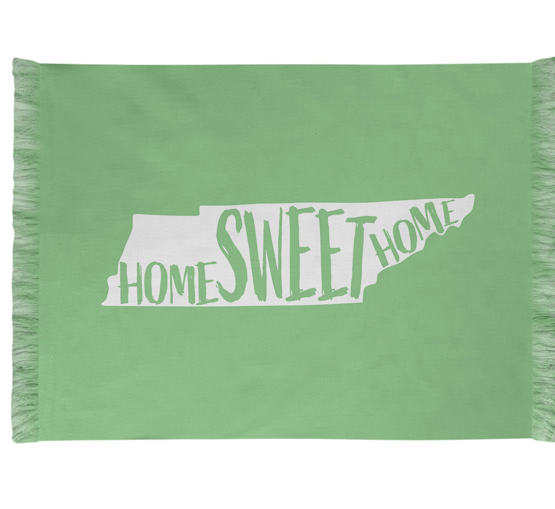 East Urban Home Home Sweet Tennessee Green Area Rug | Wayfair