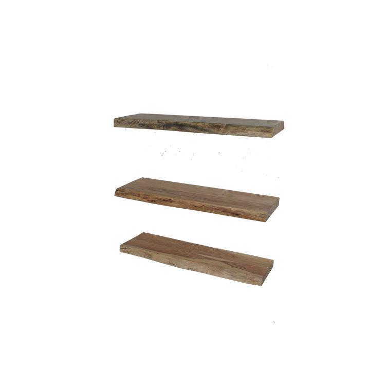 Union Rustic Harpor 3 Piece Floating Shelf | Wayfair.co.uk
