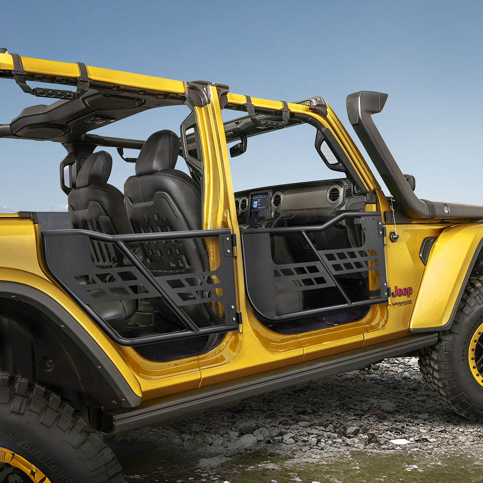 Stellweilan Tessberg 4-Door Jeep Tube Doors Jeep Tubular Door for 2007 ...