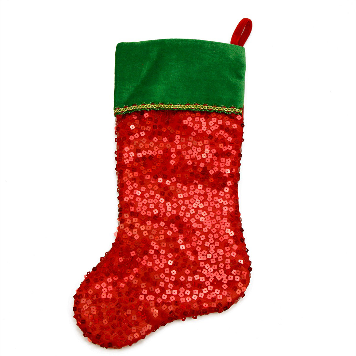Northlight Seasonal 20" Holographic Sequined Christmas Stocking with ...