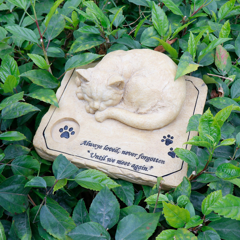 Arlmont & Co. Cat Memorial Stone | Wayfair