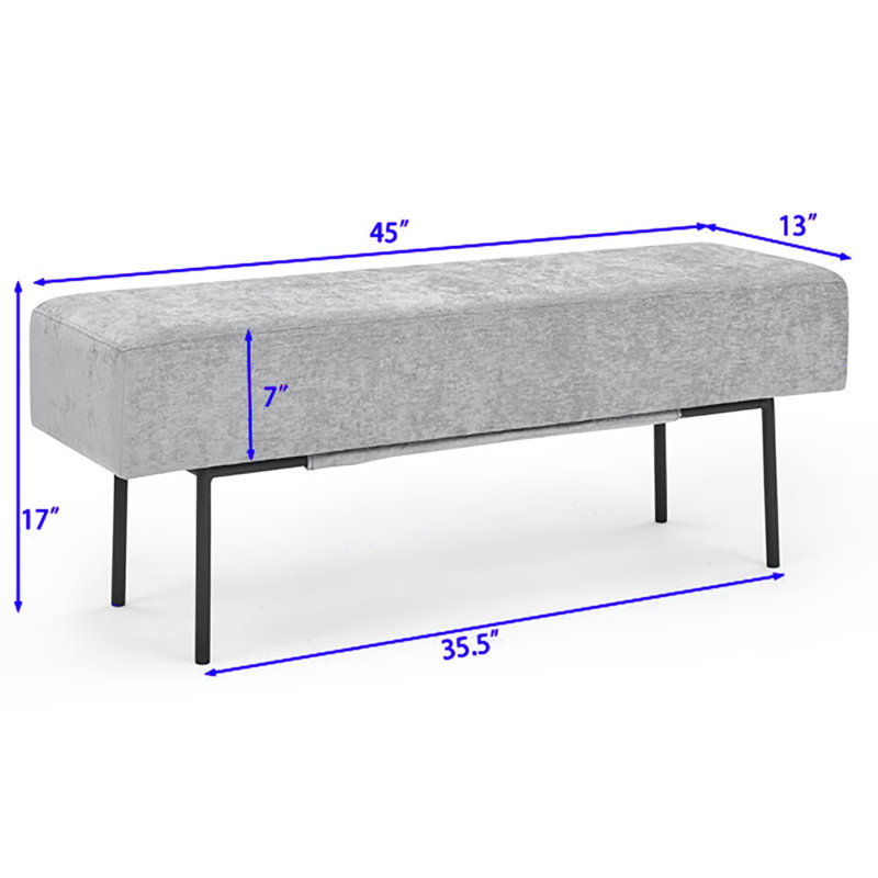 Latitude Run® Cineus Upholstered Bench | Wayfair